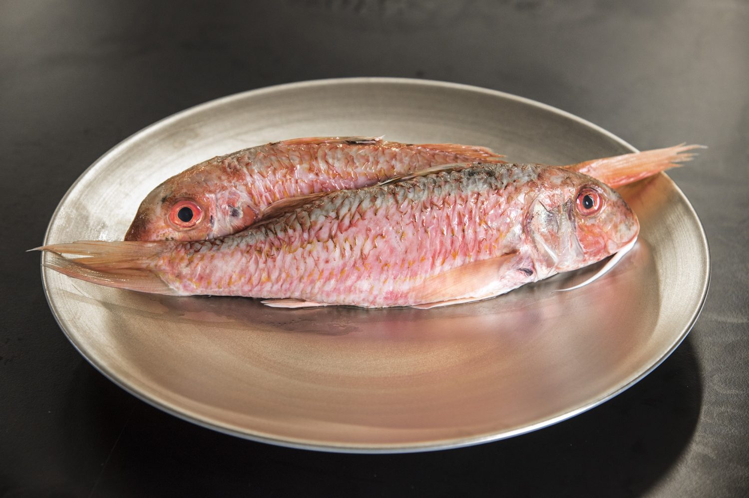 Small Rouget Mediterranean stew of beans and asparagus, rock broth ...